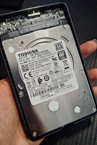 Toshiba 500GB 7200RPM 2.5" HDD, MQ01ACF050 With External Case | eBay