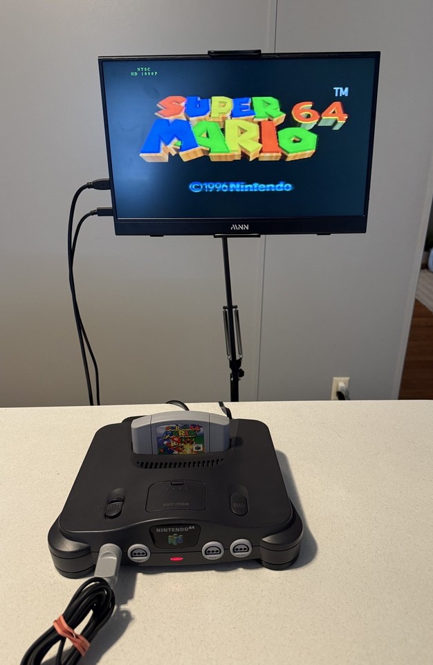 Nintendo 64 N64 Console + Super Mario 64+Controller+Cords | eBay