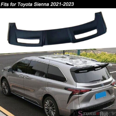 Black Rear Spoiler Tail Trunk Lip Wing Bar Fits For Toyota Sienna 2021 ...