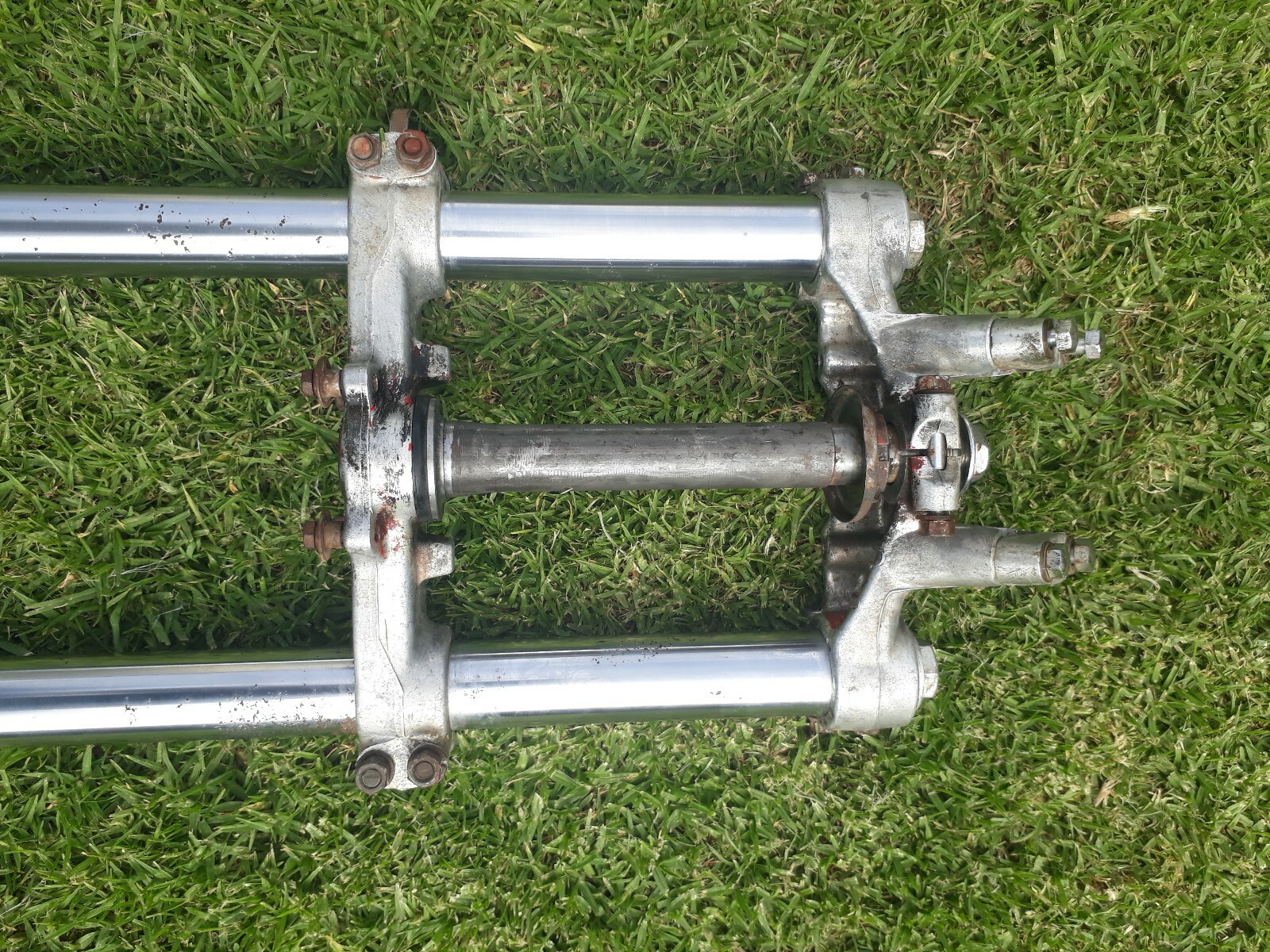 Yamaha TT 250 1981 forks tripple trees front springs tubes Oem Vmx | eBay