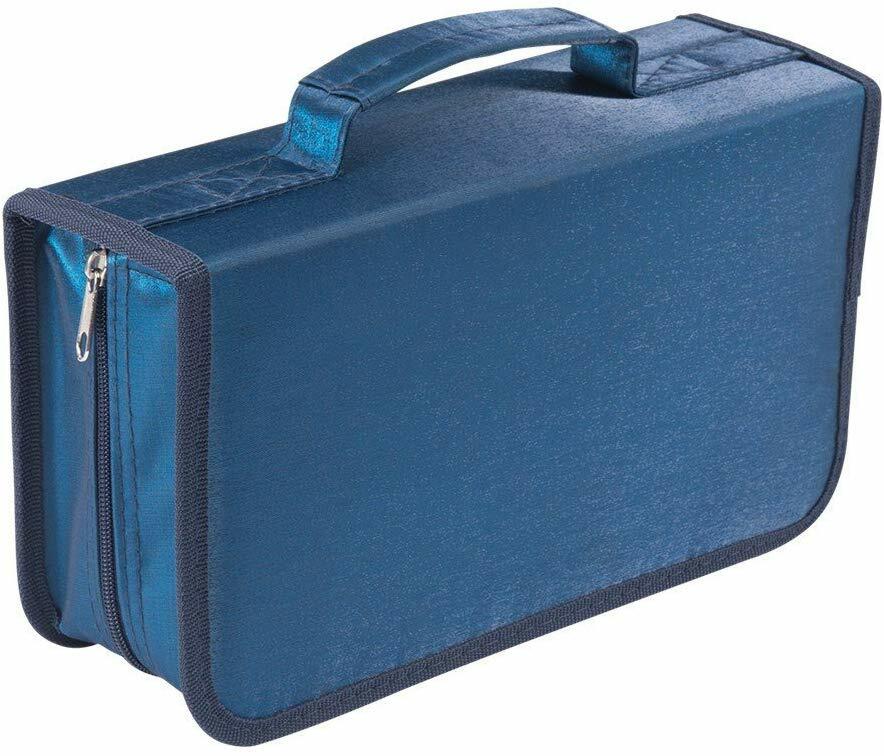 CD DVD Carry Case Disc Storage Holder CD Sleeve Wallet Holds 40 80 128 ...