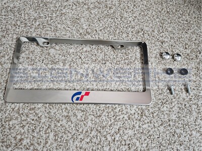 Gran Turismo II Chrome Stainless Steel US/Canada License Plate Frame | eBay