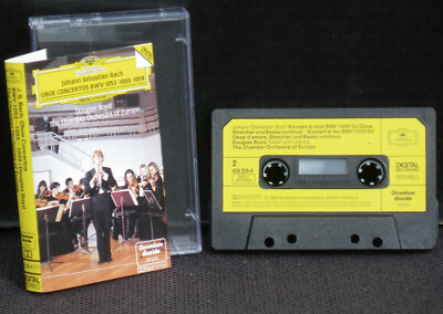 K7 Audio tape Cassette Bach Oboenkonzerte Douglas Boyd K7 NM/M & BX M ...
