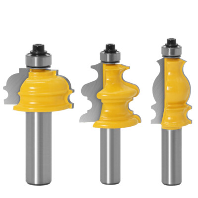 1/2 (12.7mm) Shank Router Bit Architectural Molding Profile Edge Cutter ...