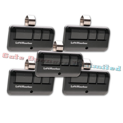 Liftmaster 893LM Remote Control, 5-Pack Chamberlain Garage Openers ...