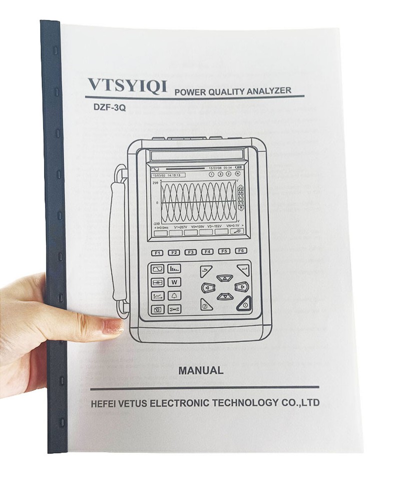 Three Phase Power Measurement Logger Power Quality Analyzers 5.6 Inch ...