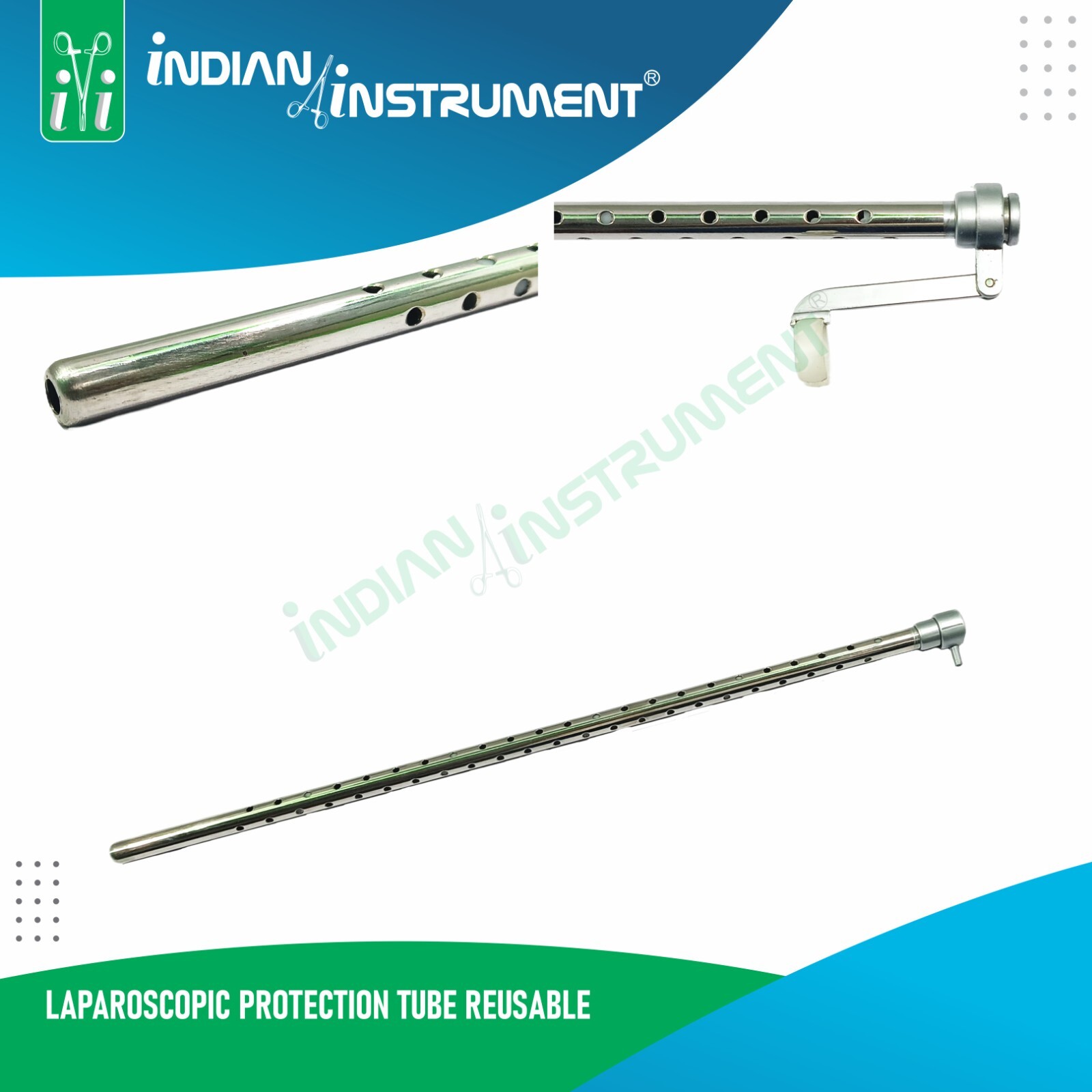 Laparoscopic Stainless Steel Scope Protection Tube 5mm Surgical ...