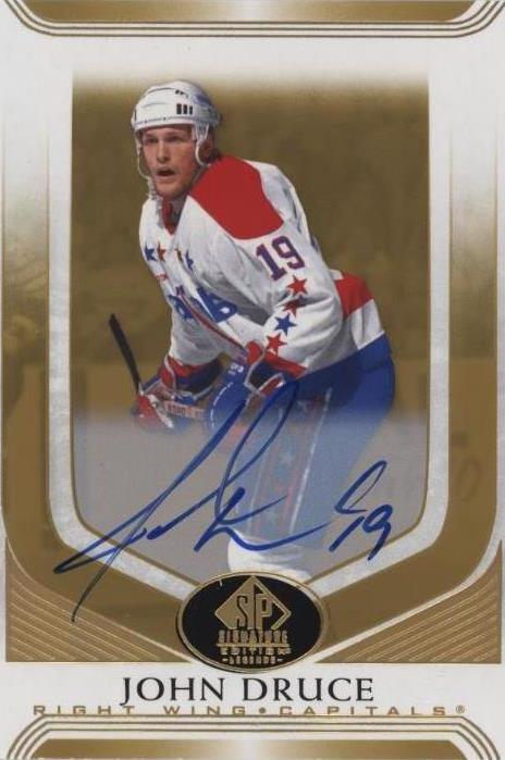 2020-21 Upper Deck SP Signature Edition Legends - John Druce #190 Gold ...