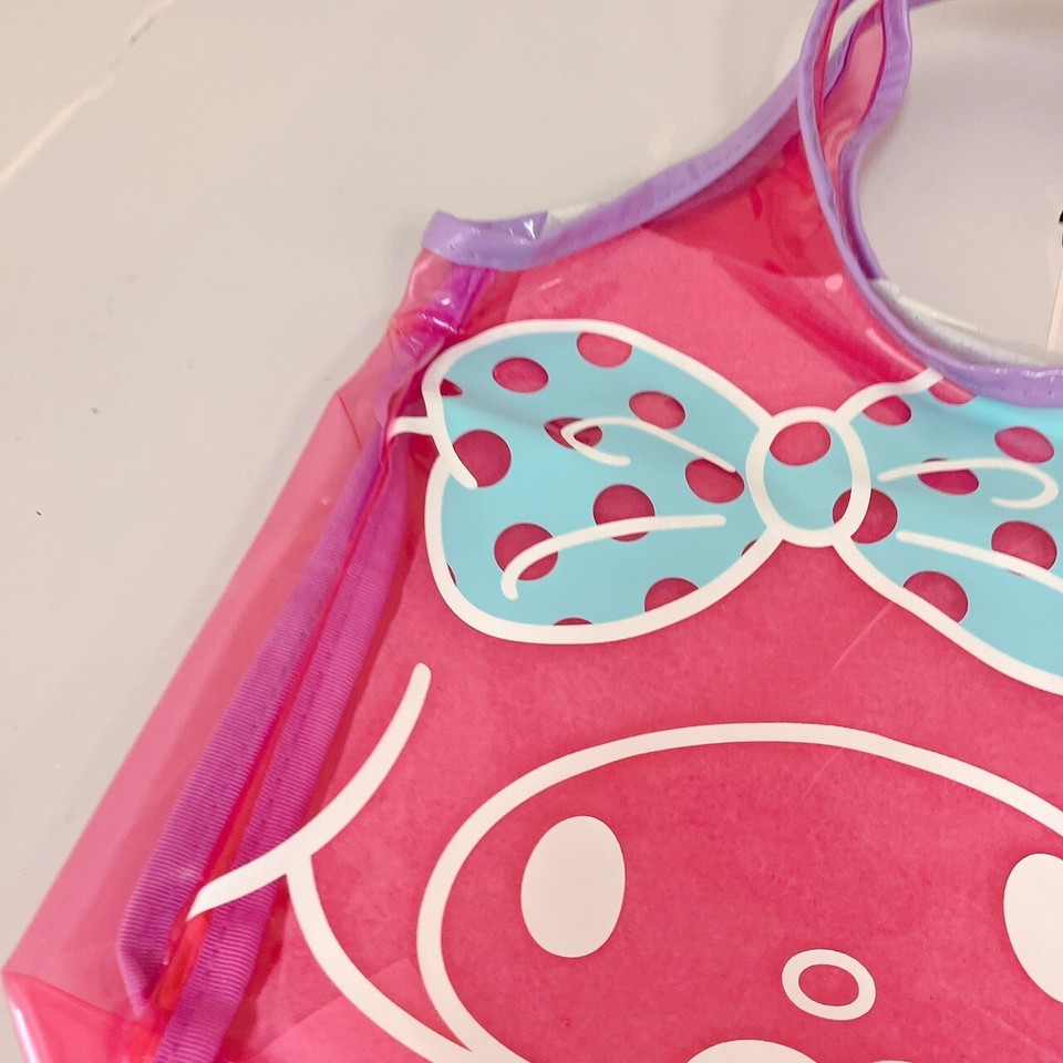 Sanrio My Melody Clear Vinyl Tote Bag Handbag Pink Blue Ribbon Rabbit ...