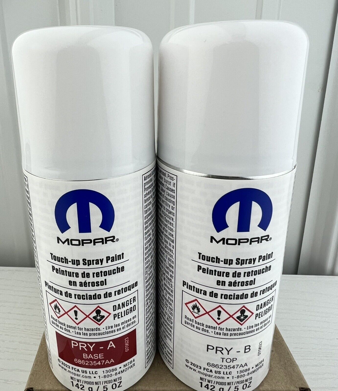 Mopar Spray Paint (PRY) Redline Tri-Coat Base and Top Coat 68623547AA ...