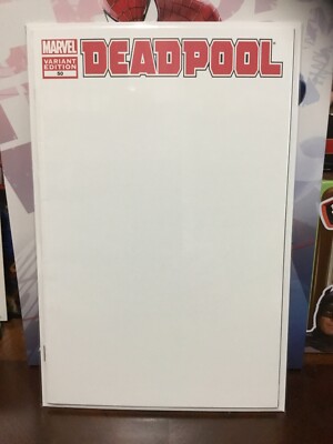 Deadpool #50 VF+ Blank Sketch Variant Marvel 2008 Daniel Way Gemini ...