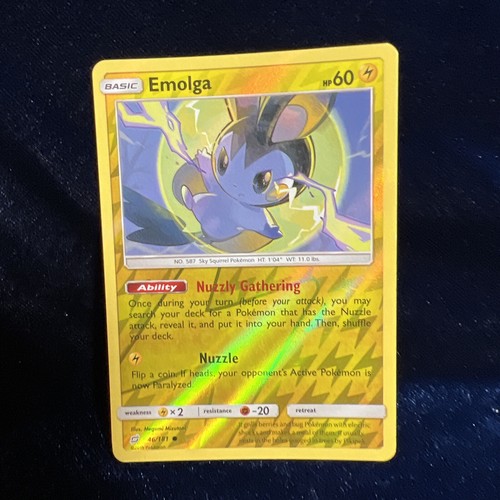 Emolga 46/181 Reverse Holo Team Up Pokemon Card | eBay