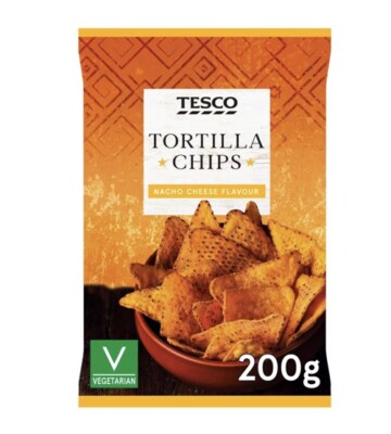 Tesco Nacho Cheese Tortilla Chips 200G X 3 | eBay UK