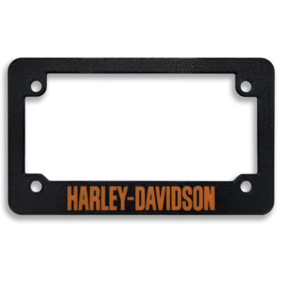 Harley Davidson Motorcycle License Plate Frame Curved License Plate
