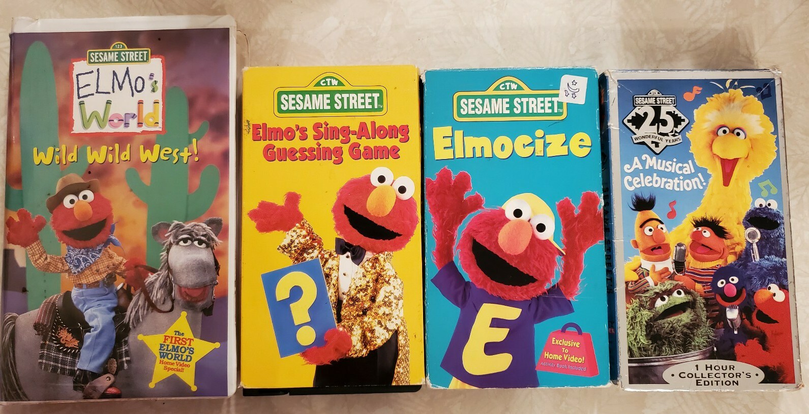 Sesame Street Vhs Lot