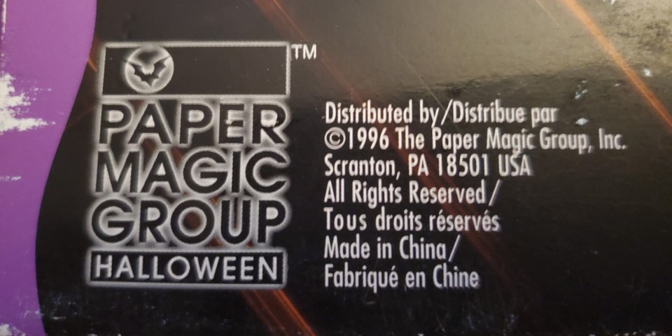 Vtg Halloween 1997 Gargoyle Animated Door Knocker Paper Magic Group ...