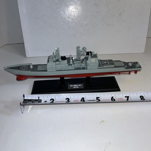 USS Mobile Bay Navy Guided Missle Cruiser Model Display Diecast Ship | eBay