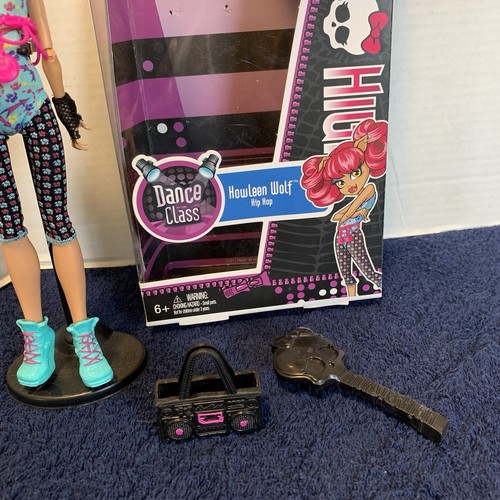 MONSTER HIGH Howleen Wolf Dance Class Hip Hop W/ Original Box | eBay