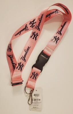 NEW YORK YANKEES PINK LANYARD NEW WITH TAG. | eBay