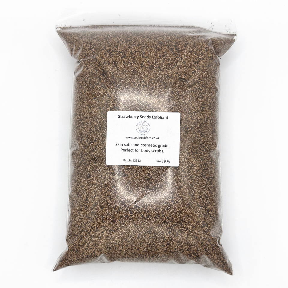 Strawberry Seeds Exfoliant Cosmetic Grade Body Scrub Soap Butter Making ...