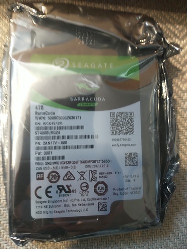 Seagate Barracuda ST4000LM024 4TB 5400RPM 128MB 2.5" SATA Drive 15mm | eBay