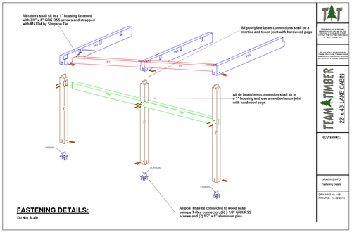 22' x 46' Timber Frame Cabin CNC Cut FRAME ONLY Package | eBay