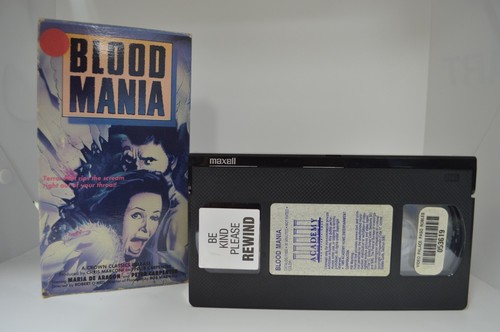 Blood Mania VHS, Vintage Horror Classic, Original Box Tested | eBay