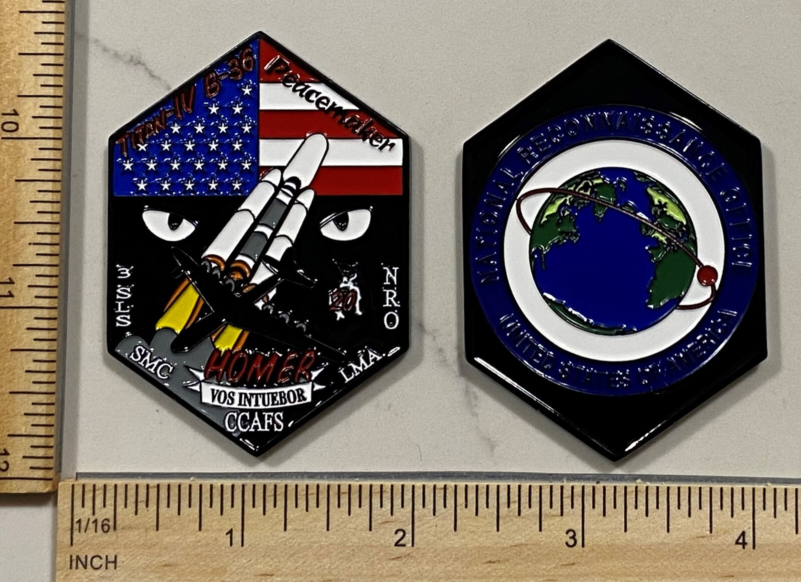 MILITARY BLACK OPS CHALLENGE COIN - NROL-19 VERSION (a) HOMER ...