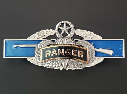 RANGER MASTER JUMP WINGS US Army Combat Infantry Badge CIB Airborne Pin ...