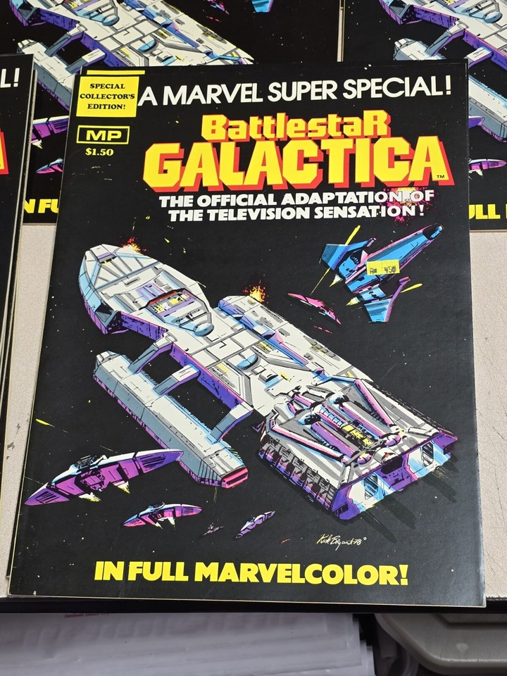 HIGH GRADE - A Marvel Super Special #8 Battlestar Galactica 1978 ...