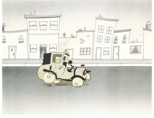 Animation Art Production Cel Traffic Troubles Mickey Mouse 1931 Walt ...