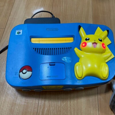 Nintendo old generation game console NINTENDO 64 Pikachu | eBay