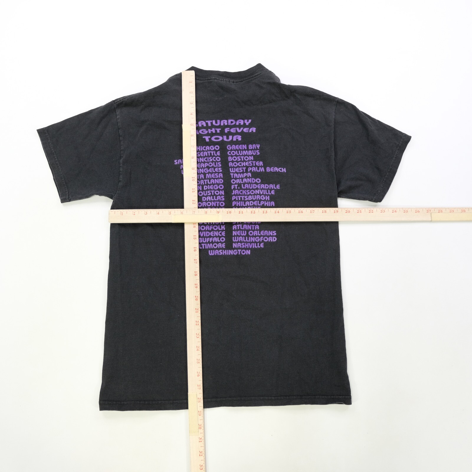 Rare Vintage Saturday Night Fever Tour T Shirt 90s 20… - Gem