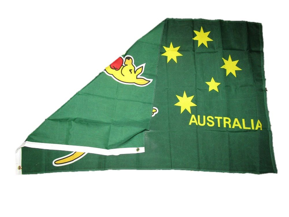 3x5 Australia Australian Kangaroo Boxing Perma Dye Stainguard Poly Flag ...