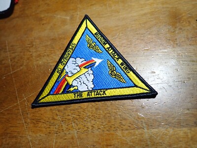 U S NAVY MEDIUM ATTACK WING F 16 F 14 TOM CAT JET FIGHTER PATCH BX F #6 ...