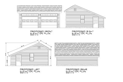 24'X26'- 26'X24' SALT BOX 2 CAR GARAGE PLANS POLE BARN GARAGE PLAN 17 ...