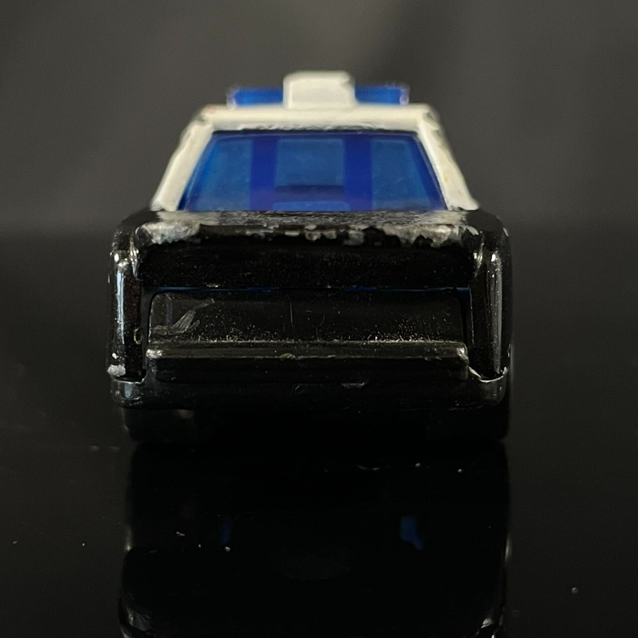 Vintage 1993 Hot Wheels Police Car Black & White China MC 16 Diecast ...