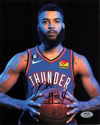 Kenrich Williams Oklahoma City Thunder Signed Basketball 8x10 Photo PSA ...