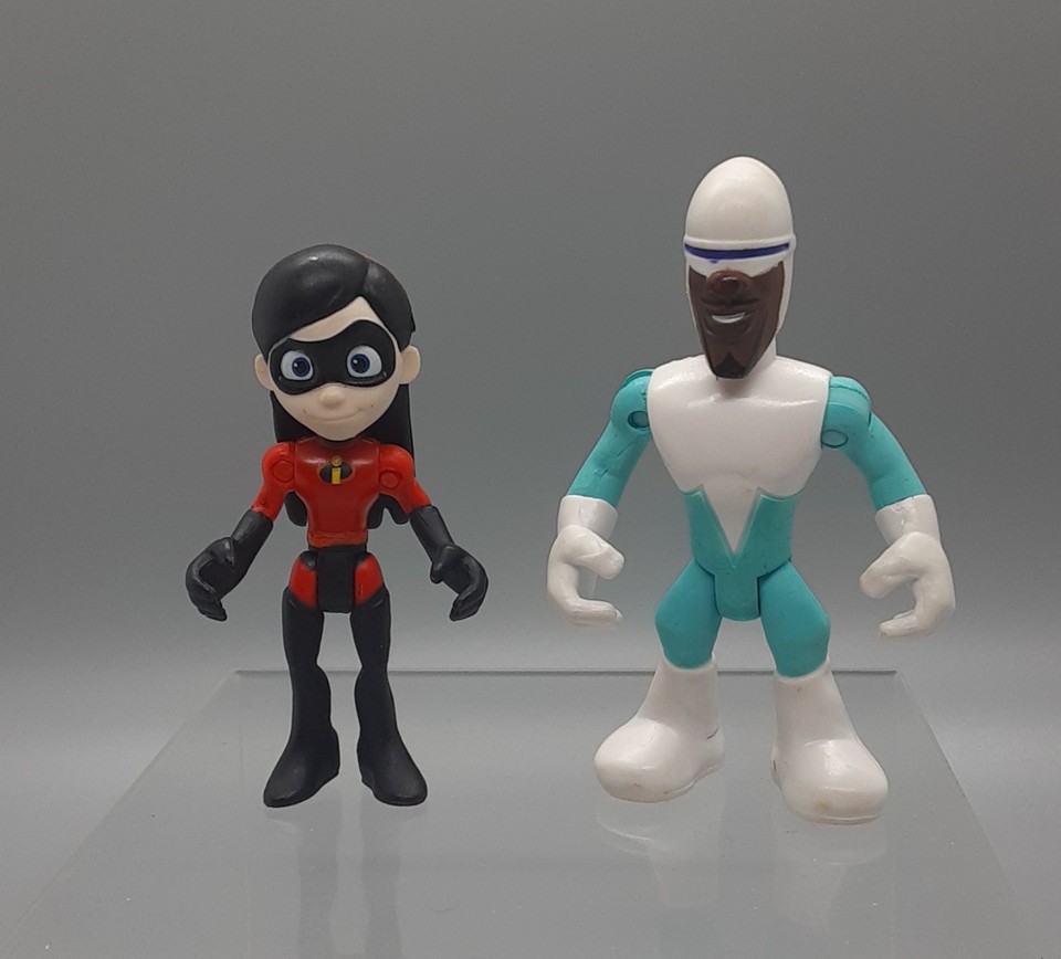 VIOLET & FROZONE - Posable Figures INCREDIBLES 2 - Junior Supers JAKKS ...