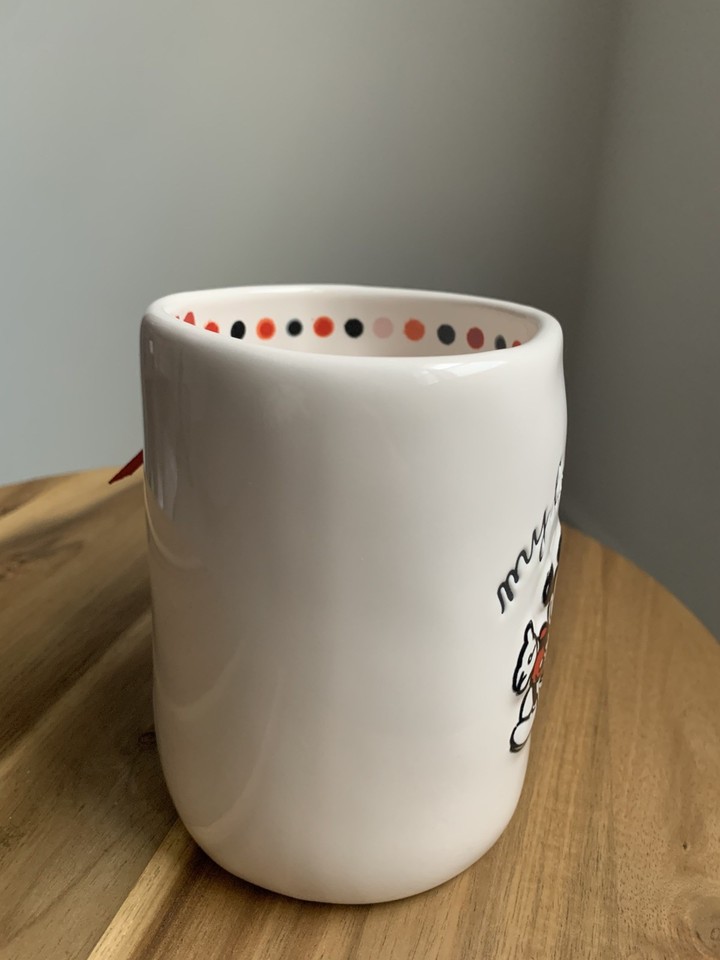 Rae Dunn Disney Mickey Mouse And Minnie “My Love” Mug Red Handle ...