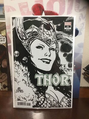 THOR #21 JIM CHEUNG SKETCH VARIANT COVER FIRST PRINT Gemini Mailer Hot🔥 ...