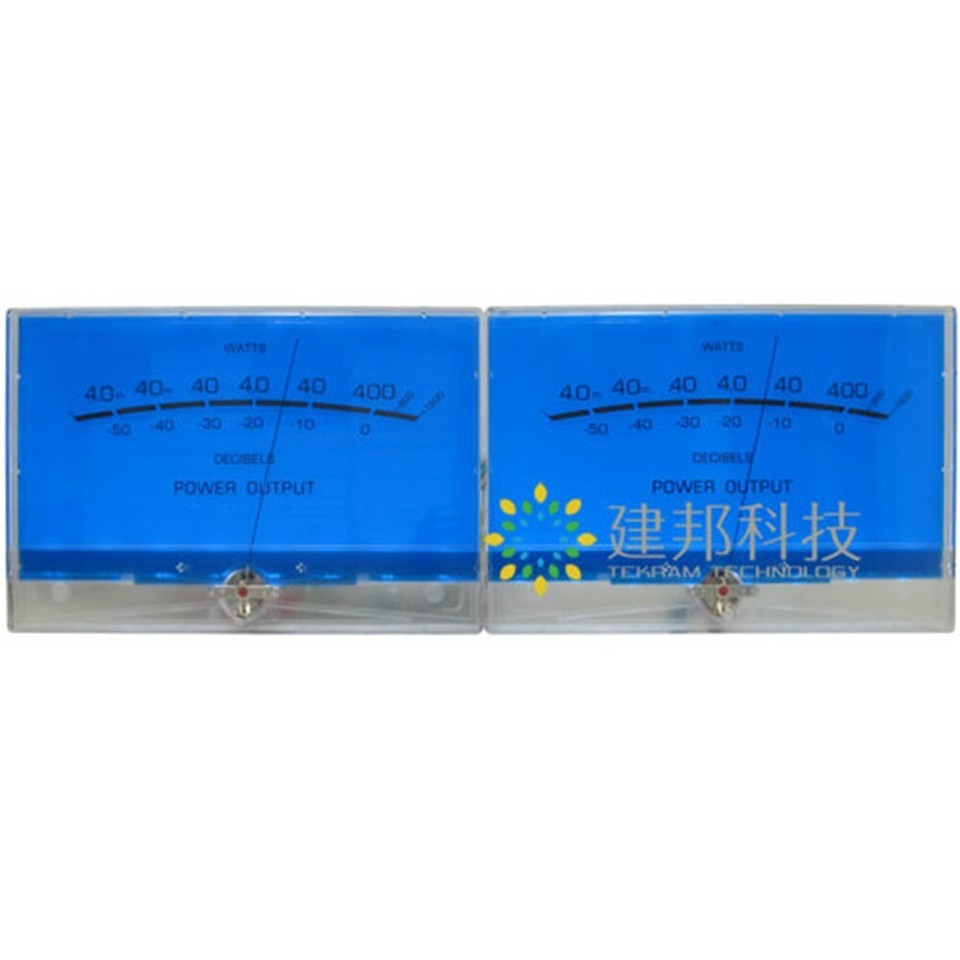 2pcs P-200 Water Blue VU Meter A power Amplifier Tube DB Table Audio ...