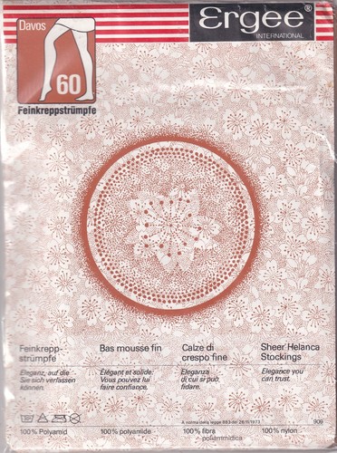 Bas nylon mousse fin ERGEE Costa Brava. Taille 2. Stockings West ...