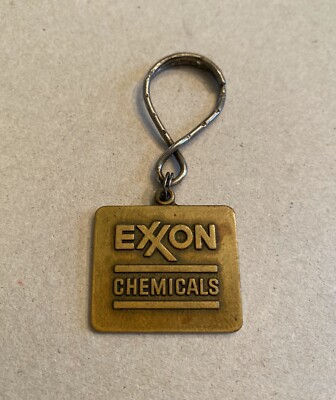 EXXON Registered Key Chain Key Fob Vintage | eBay