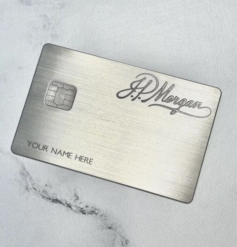 CUSTOM - JP Morgan Reserve Palladium Silver Metal Novelty Card | eBay
