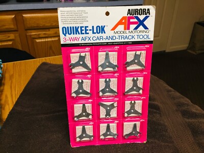 AFX AURORA 3 in 1 Track tool FULL CARD OF ( 12 ) for Model Motoring ...