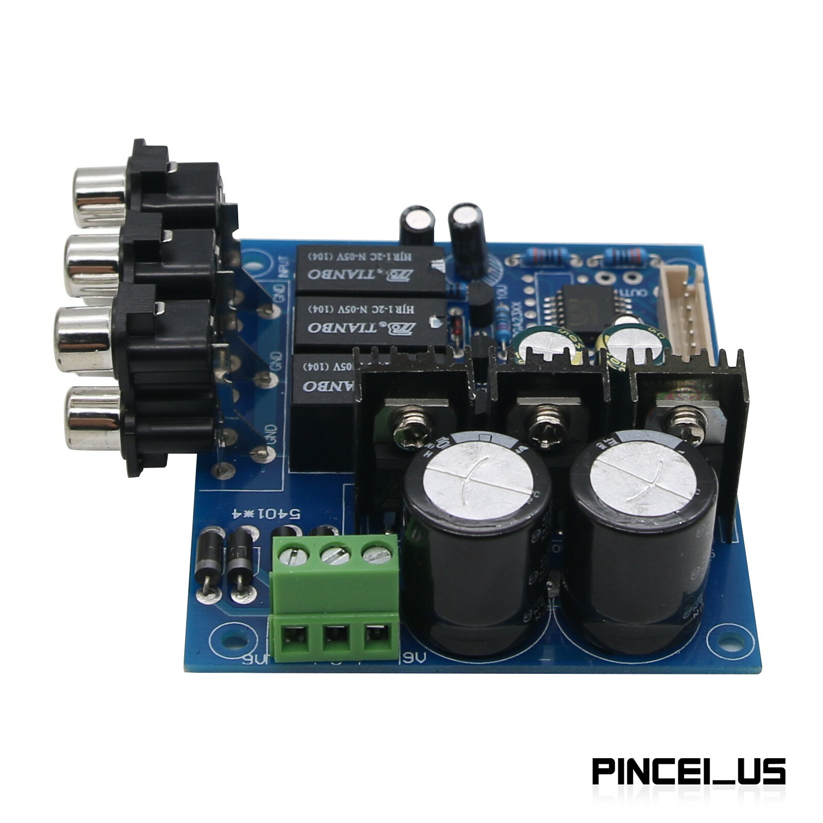 PGA2311 Stero Volume Preamp Remote Control Preamplifier Board w/LCD for ...