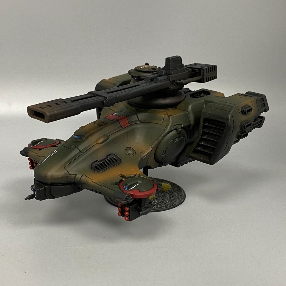 HAMMERHEAD GUNSHIP TAU EMPIRE VEHICLE TANK RAIL GUN WARHAMMER 40,000 ...