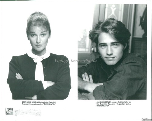 1989 Photo Stephanie Beacham Jason Priestley Star In Sister Kate ...