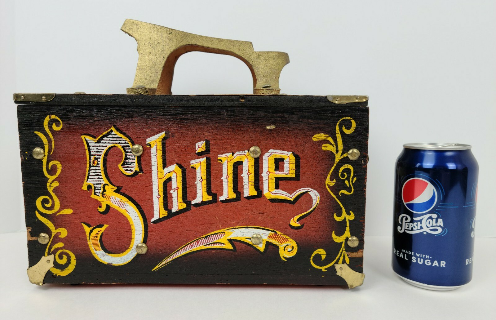 Vtg Price Products Wooden 5 Cent Shoe Shine Box 2 | eBay